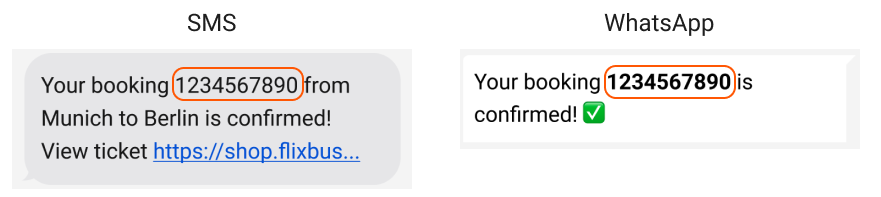 Where can I find my booking number?